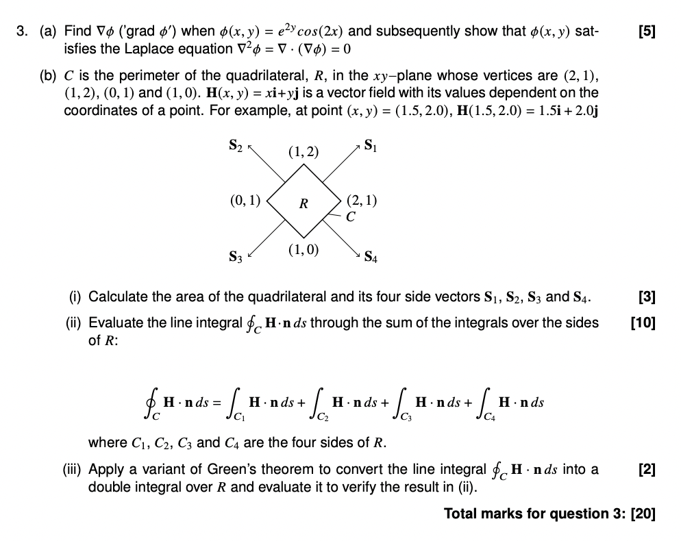 Solved (a) Find ∇ϕ( 'grad ϕ′) when ϕ(x,y)=e2ycos(2x) and | Chegg.com