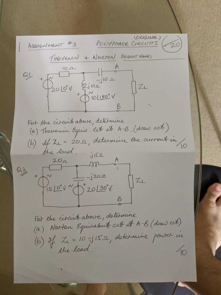 Solved (ORIGINAL) I ASSIGNMENT #3 POLYPHASE CIRCUITS | Chegg.com