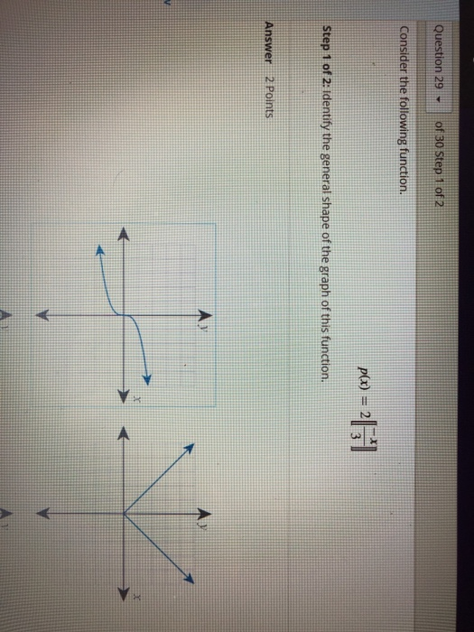 Solved 29 1 of 30 Step 1 of 2 Consider the following | Chegg.com