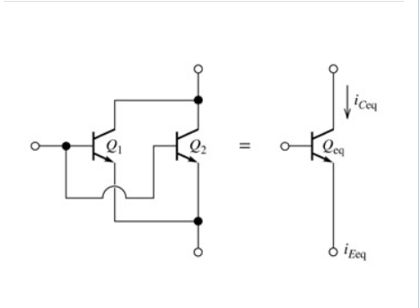 Solved Two transistors Q1 and Q2 connected in parallel are | Chegg.com