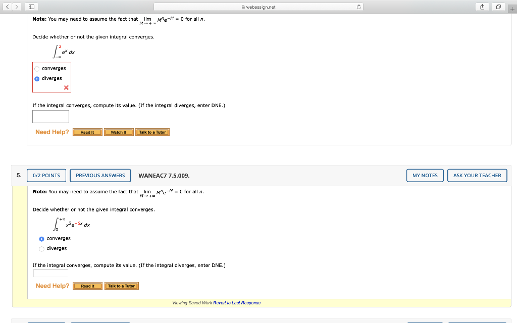 Solved webassign.net Note: You may need to assume the fact | Chegg.com