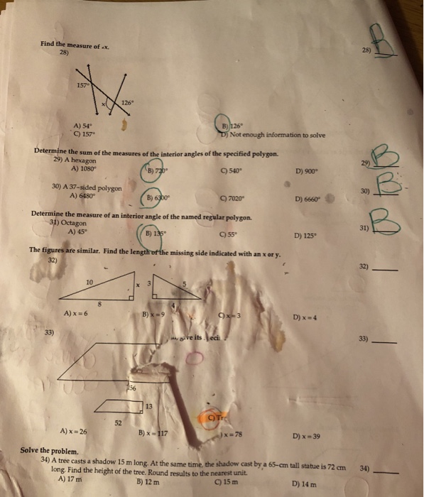 Solved Are my answers correct so far ? I do need help with | Chegg.com