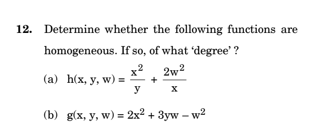 Solved 2. Determine whether the following functions are | Chegg.com
