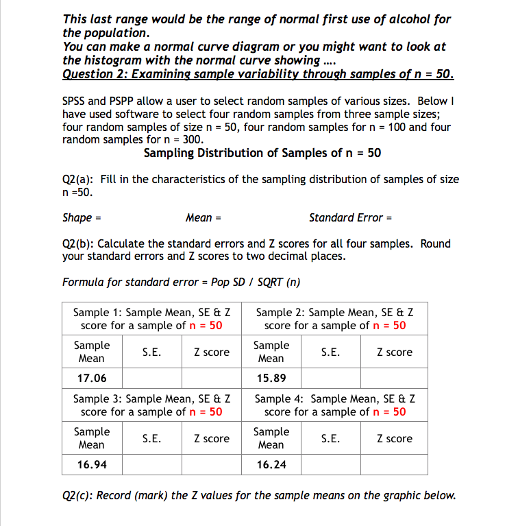 Solved This last range would be the range of normal first | Chegg.com