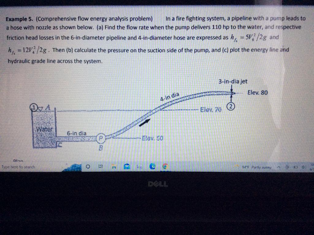 Solved Example 5. (Comprehensive flow energy analysis | Chegg.com
