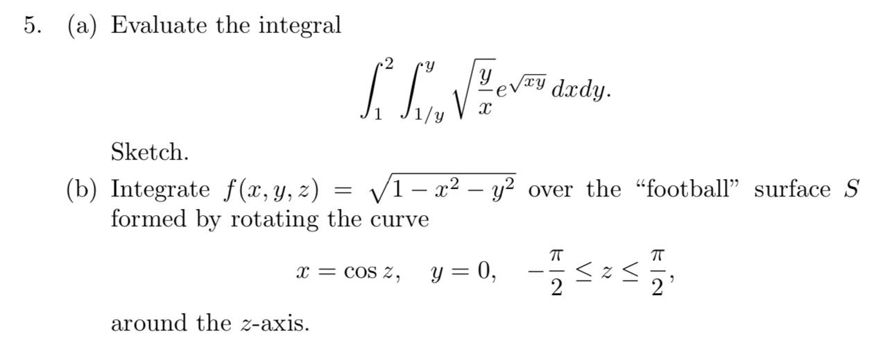 Solved This is a question from multivariable | Chegg.com
