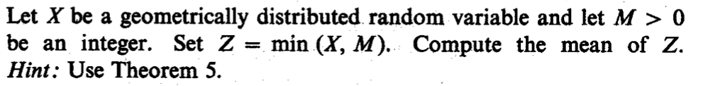 Let X be a geometrically distributed random variable | Chegg.com