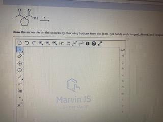 Solved Marvinus OS A w the molecule on the car by choosing | Chegg.com