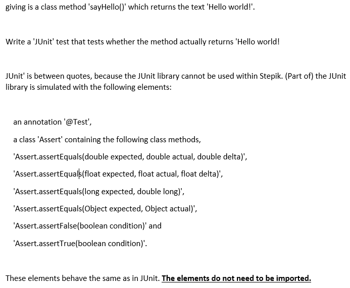 Solved Code: class Hello { public static String | Chegg.com