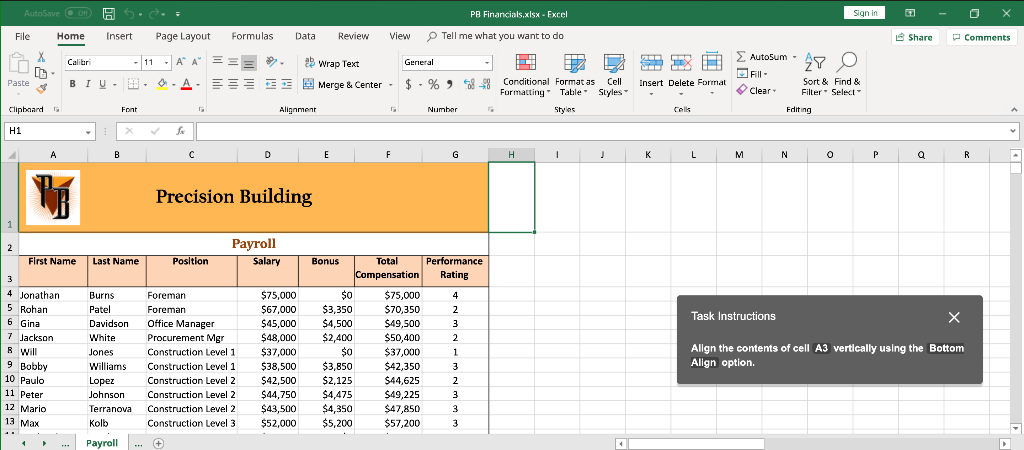 Solved Precision Building | Chegg.com