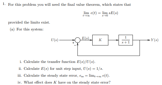 Solved For this problem you will need the final value | Chegg.com