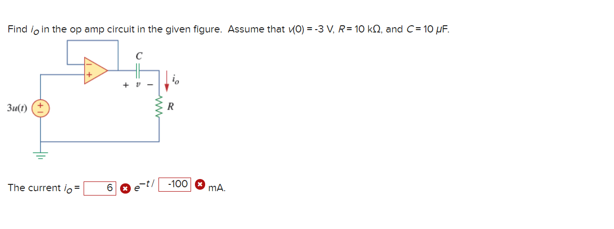 Solved Find iO in the op amp circuit in the given figure. | Chegg.com