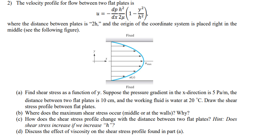Solved Show me the steps to solve Fluid dynamics problem | Chegg.com