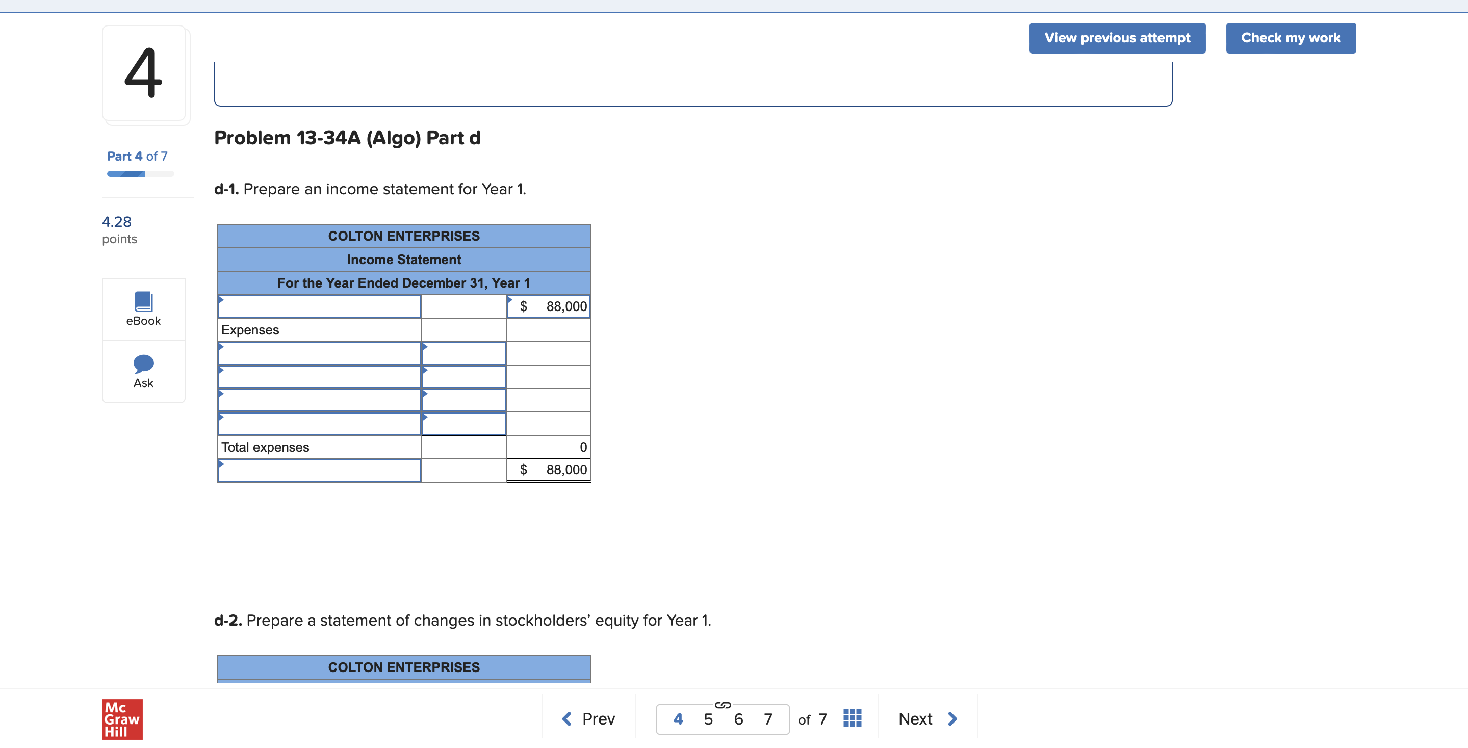 Solved Required information Problem 13-34A (Algo) Two | Chegg.com