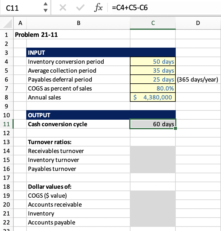 Solved Negus Enterprises has an inventory conversion period | Chegg.com