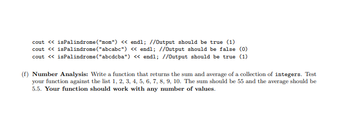 Solved Basic Function Exercises: The following is a list of | Chegg.com