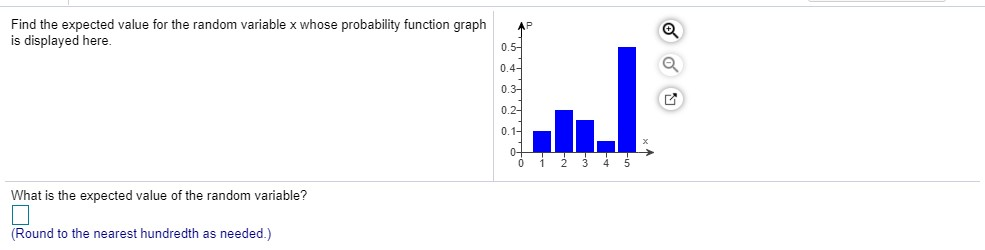 Solved Find the expected value for the random variable x | Chegg.com