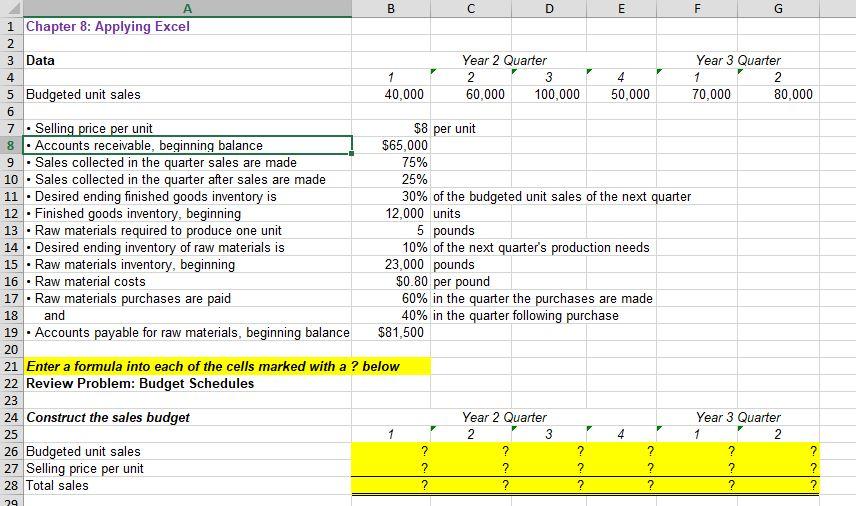 Solved ! Required information The Chapter 8 Form worksheet | Chegg.com