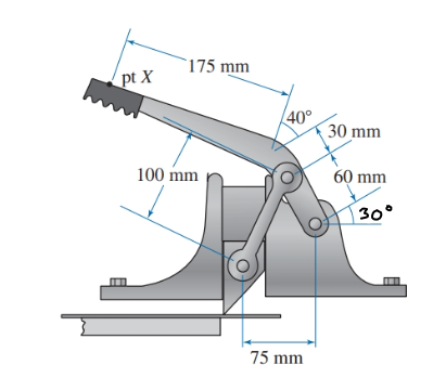 For the shear mechanism shown below, analytically | Chegg.com