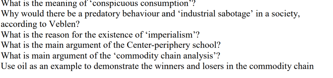 Solved What is the meaning of conspicuous consumption”? Why | Chegg.com