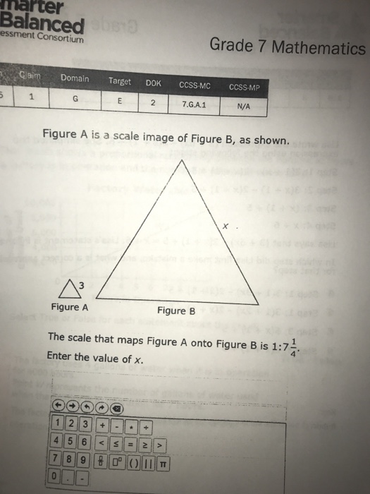 Solved marter Balanced essment Consortium Grade 7 | Chegg.com