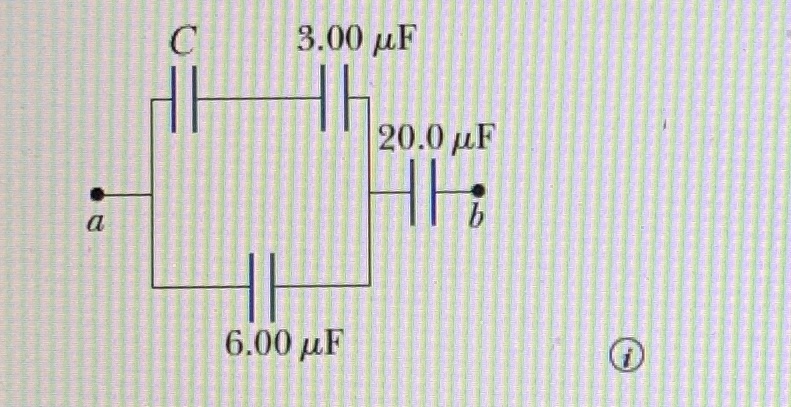 Solved Four capacitors are connected as shown in the figure | Chegg.com