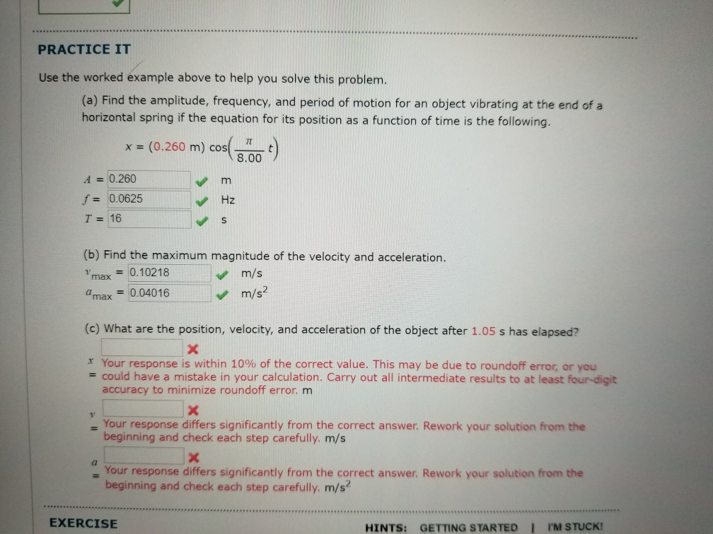 Solved PRACTICE IT Use the worked example above to help you | Chegg.com