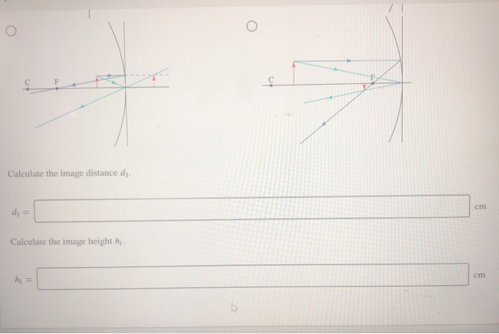 Solved An object 1.40 cm tall is | Chegg.com