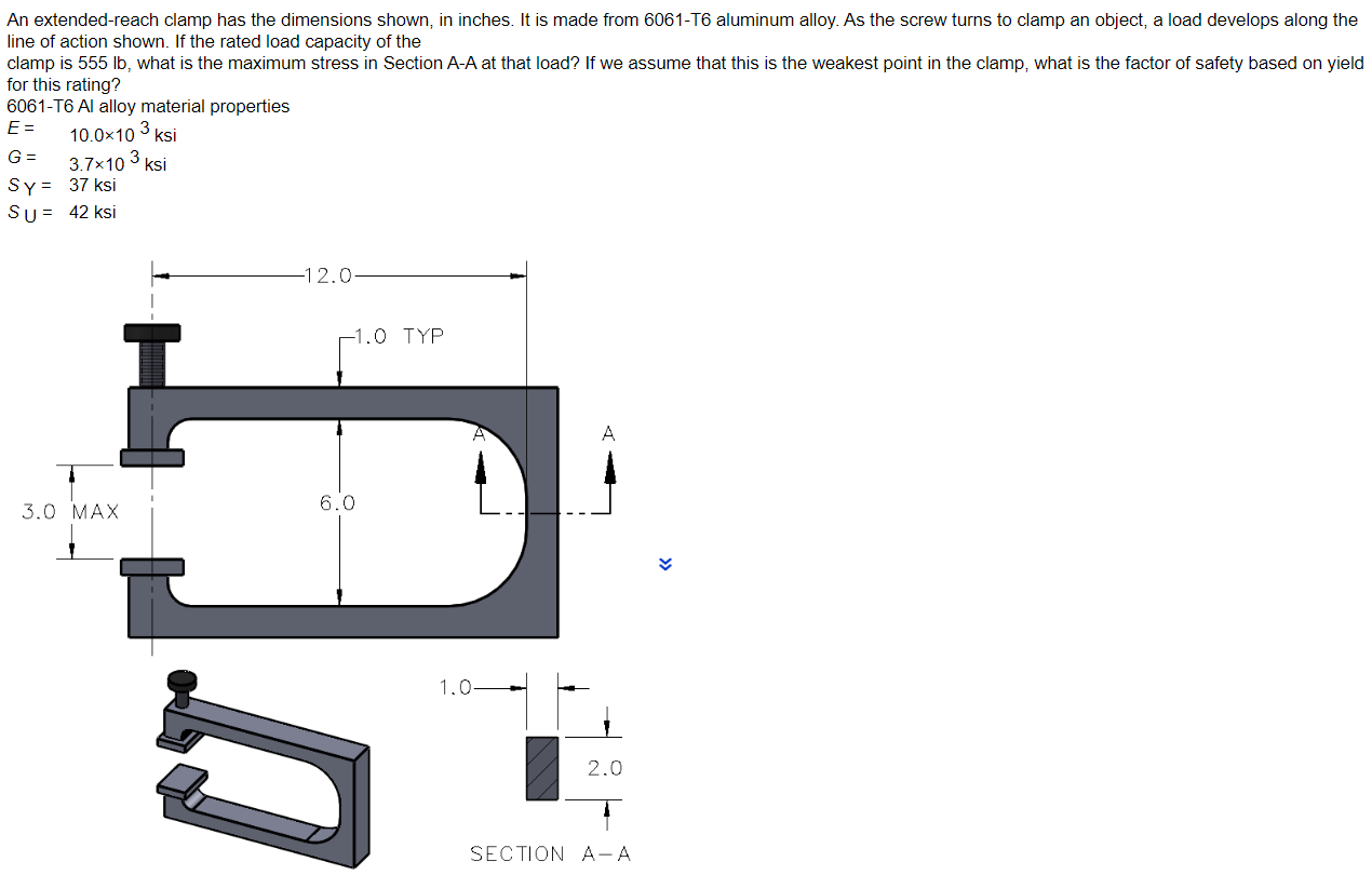 Solved For The G-clamp Shown In Figure Q2, Determine The, 43% OFF Solved For The G-clamp Shown In Figure Q2, Determine The, 43% OFF