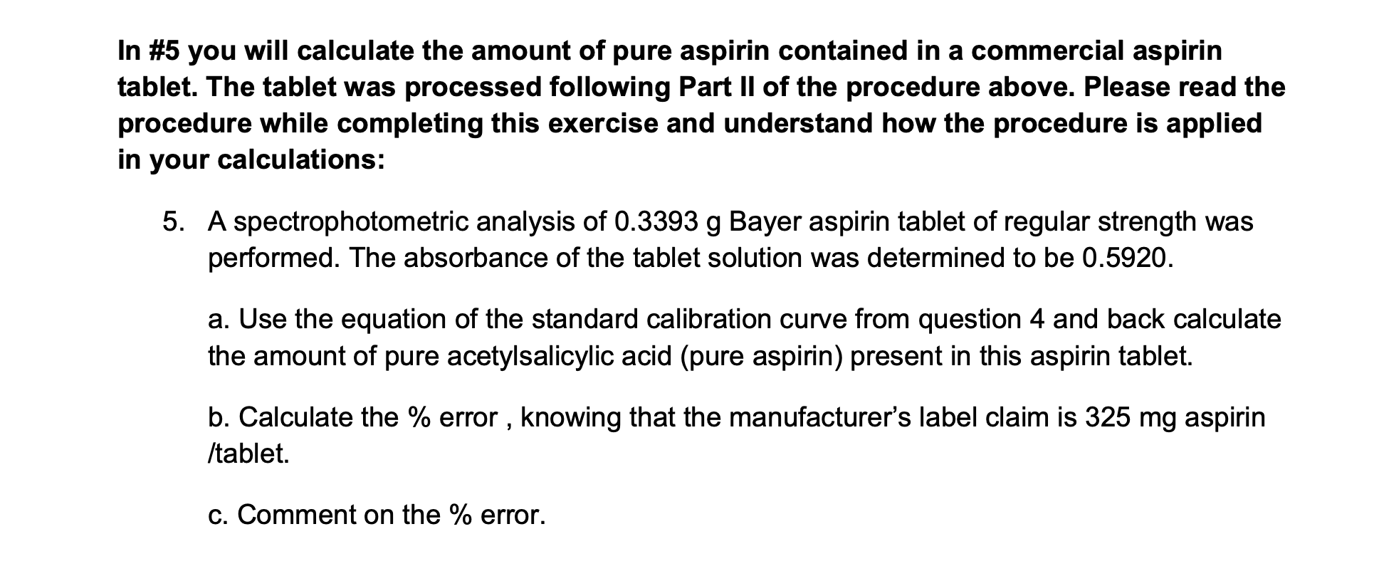 Solved The curve equation of the calibration line is | Chegg.com