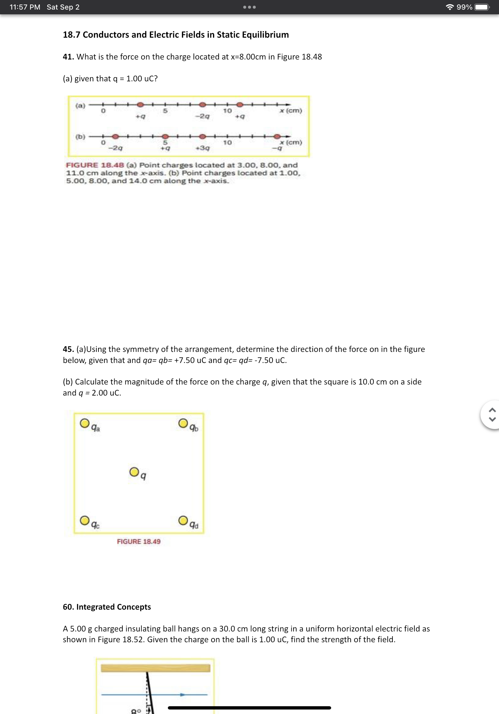 Solved Homework 1 18.1 Static Electricity and Charge: | Chegg.com