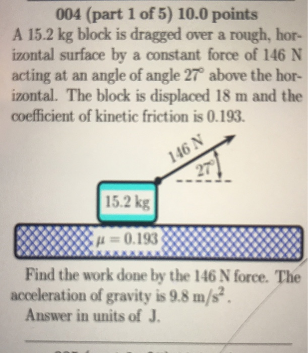 Solved Find the magnitude of the work done by the force of | Chegg.com