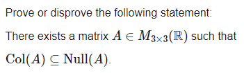 Solved Prove or disprove the following statement: There | Chegg.com
