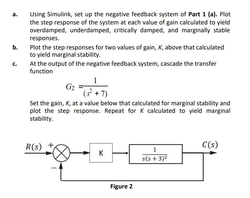 Solved THE VALUES:a. The equivalent transfer function of the | Chegg.com