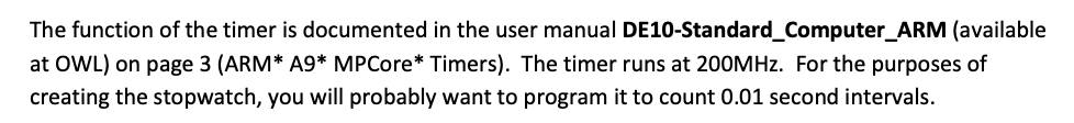 Lab Assignment #2 - The Stopwatch In this lab, we | Chegg.com