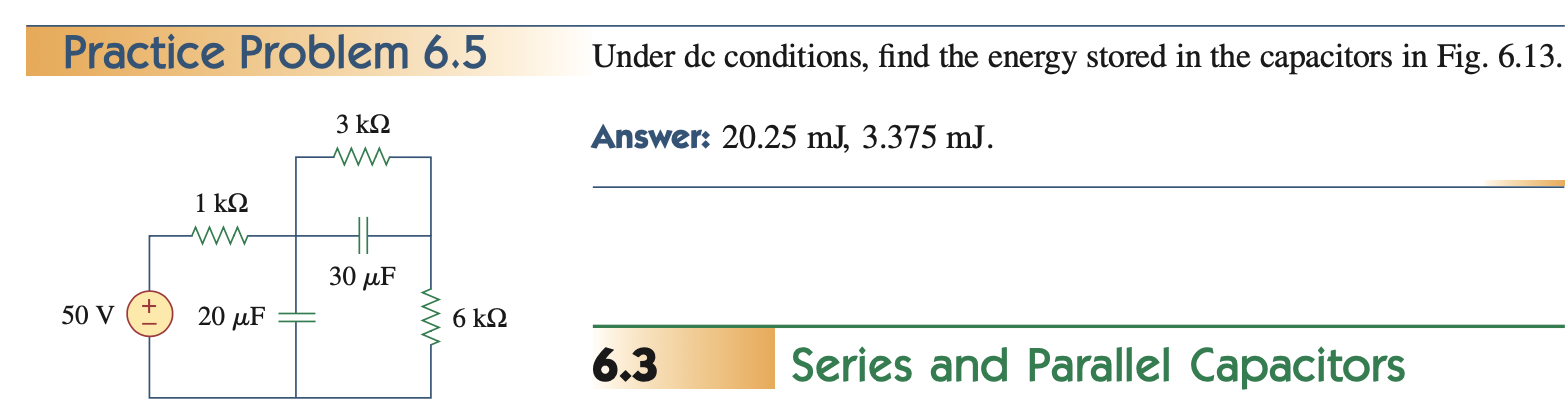 Solved Practice Problem 6.5 Under dc conditions, find the | Chegg.com