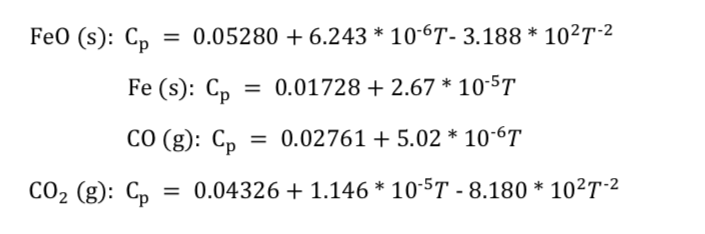 Solved Metallic iron is produced in the reaction between | Chegg.com