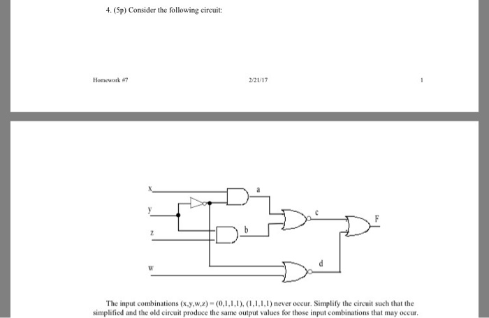 Solved Consider the following circuit: the input | Chegg.com