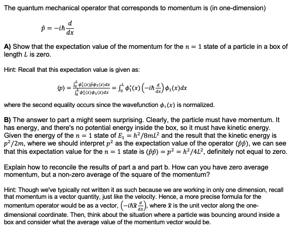 The quantum mechanical operator that corresponds to | Chegg.com
