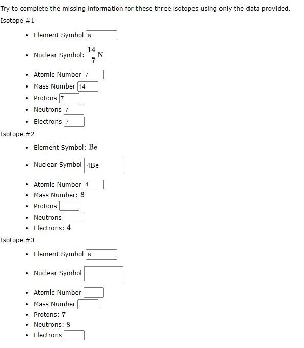 Solved Try to complete the missing information for these | Chegg.com