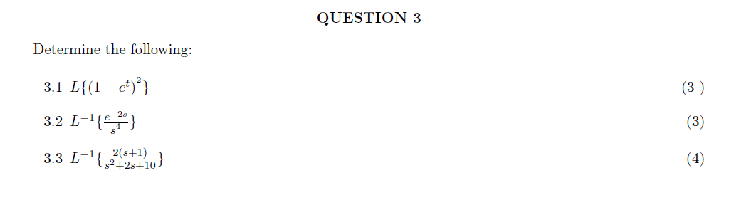 Solved QUESTION 3Determine the | Chegg.com