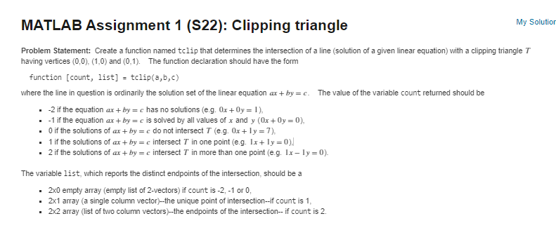 Solved Problem Statement: Create a function named tclip that | Chegg.com Solved Problem Statement: Create a function named tclip that | Chegg.com