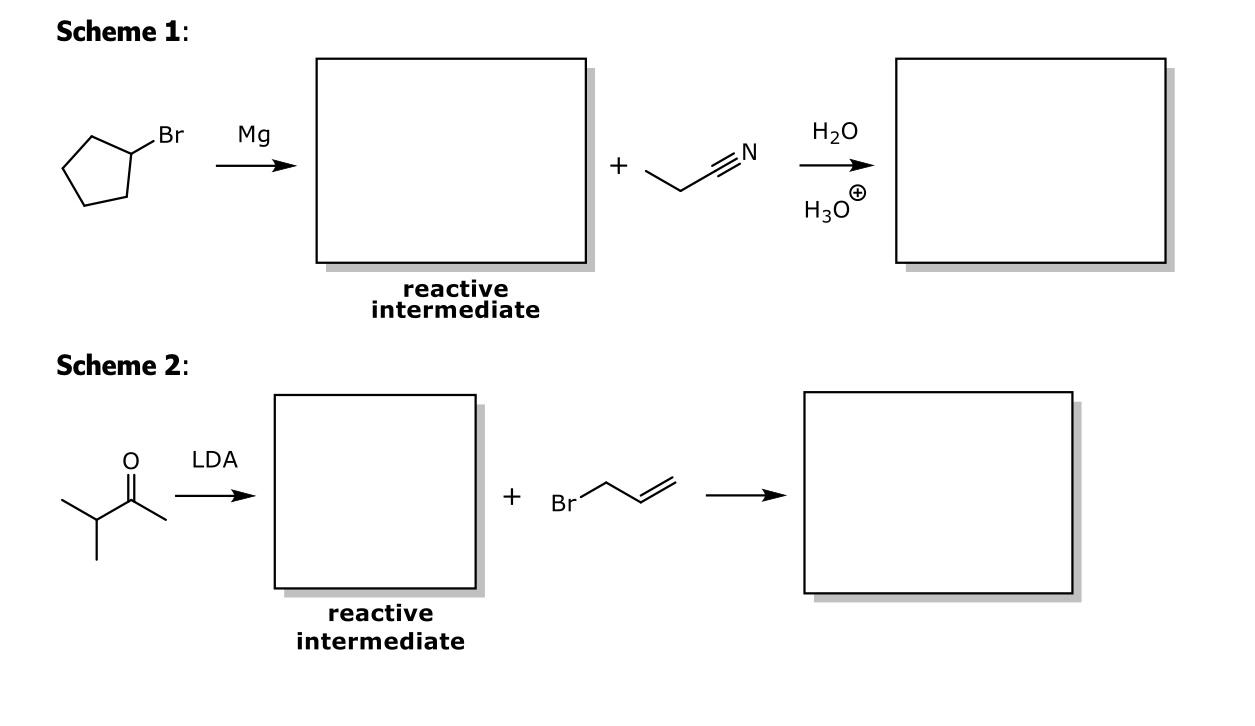 Solved Scheme 1: Scheme 2: | Chegg.com