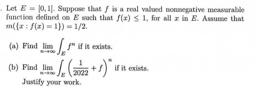 Solved · Let E 0 1 Suppose That F Is A Real Valued