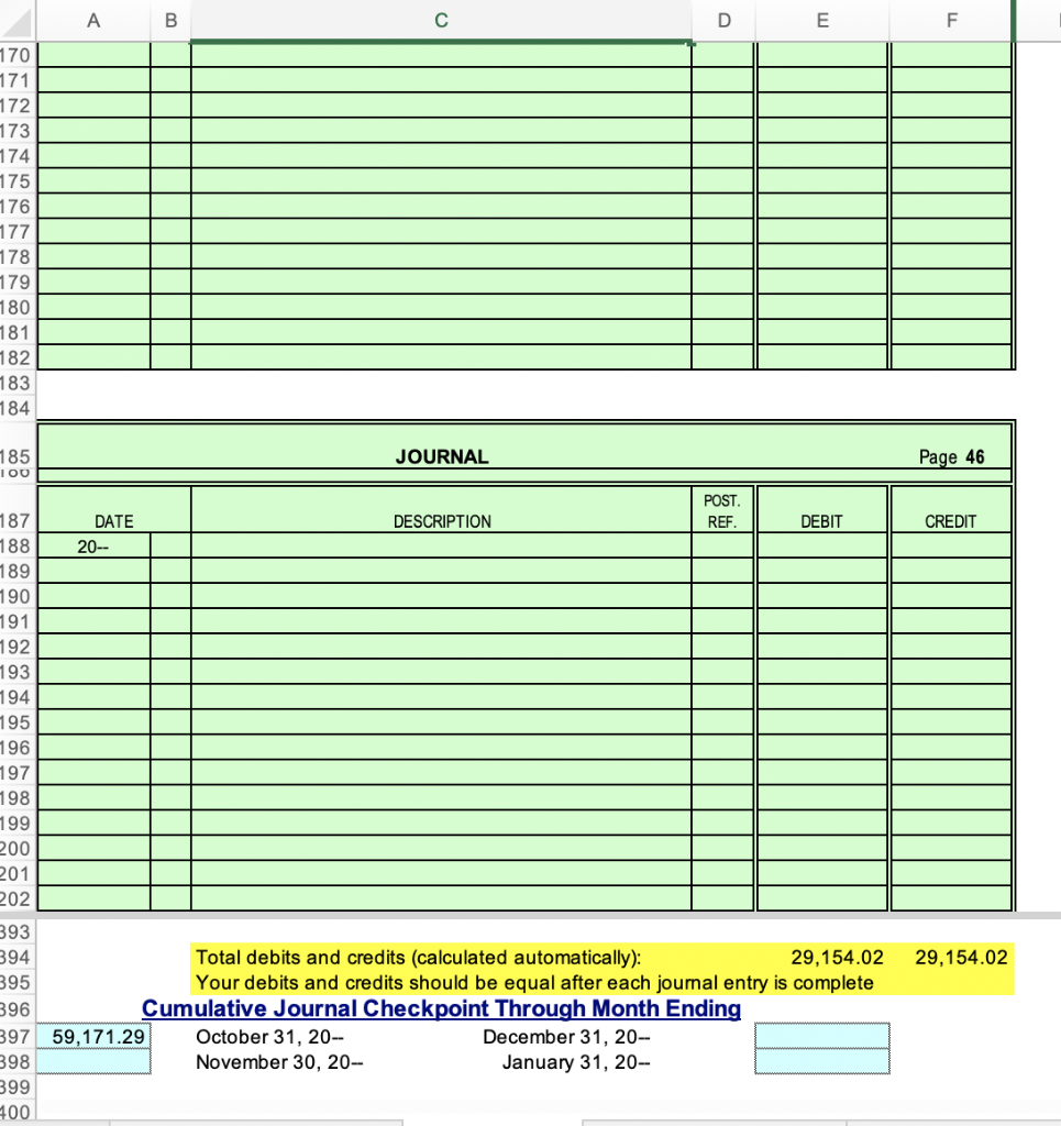 Excel Instructions CAUTION: Read Appendix A for | Chegg.com