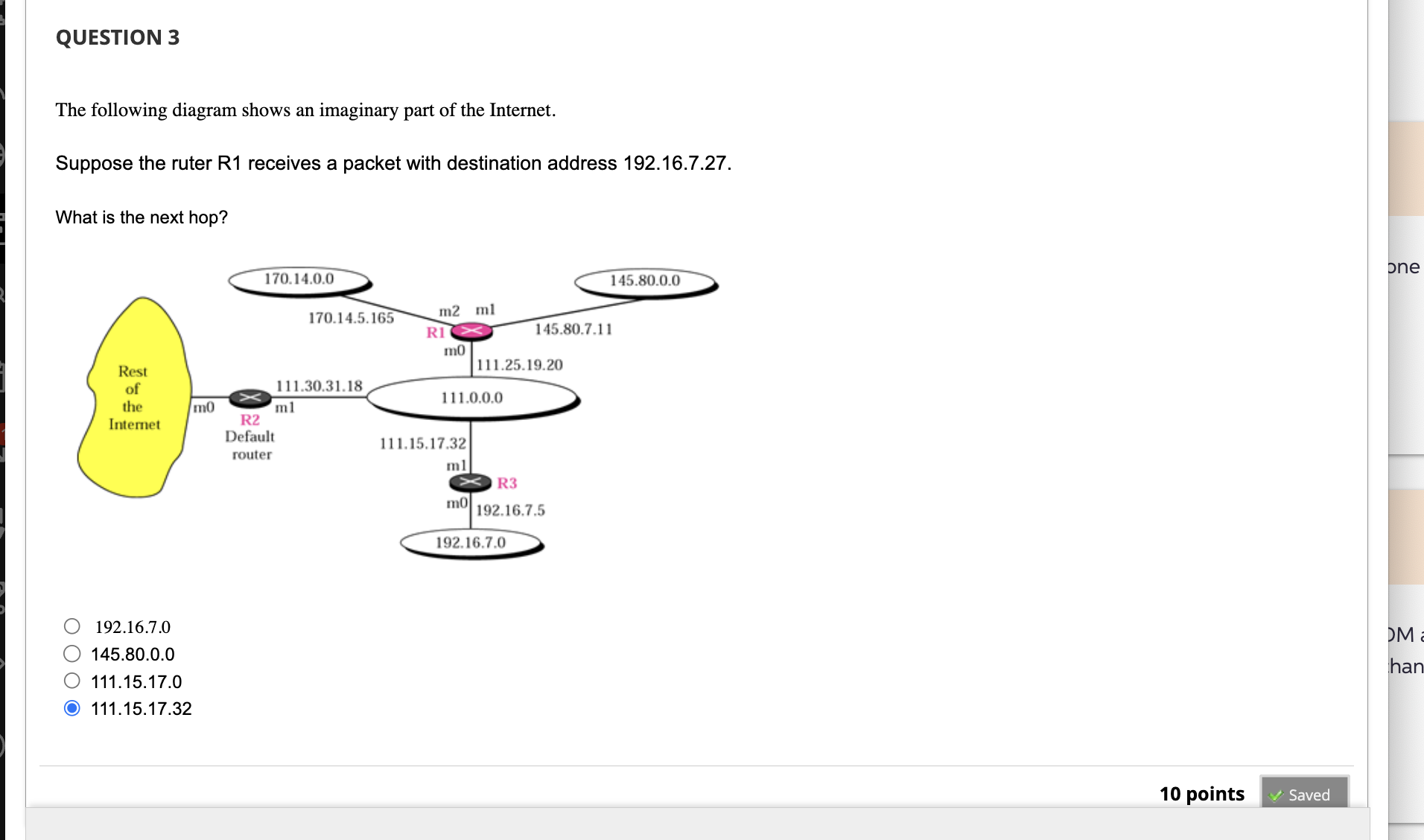 Solved The following diagram shows an imaginary part of the | Chegg.com