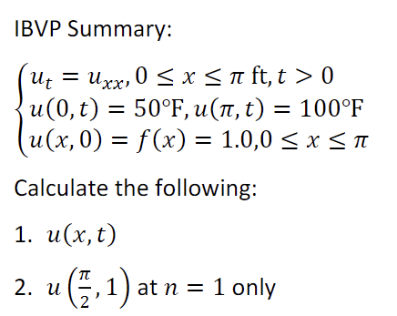 Solved IBVP | Chegg.com