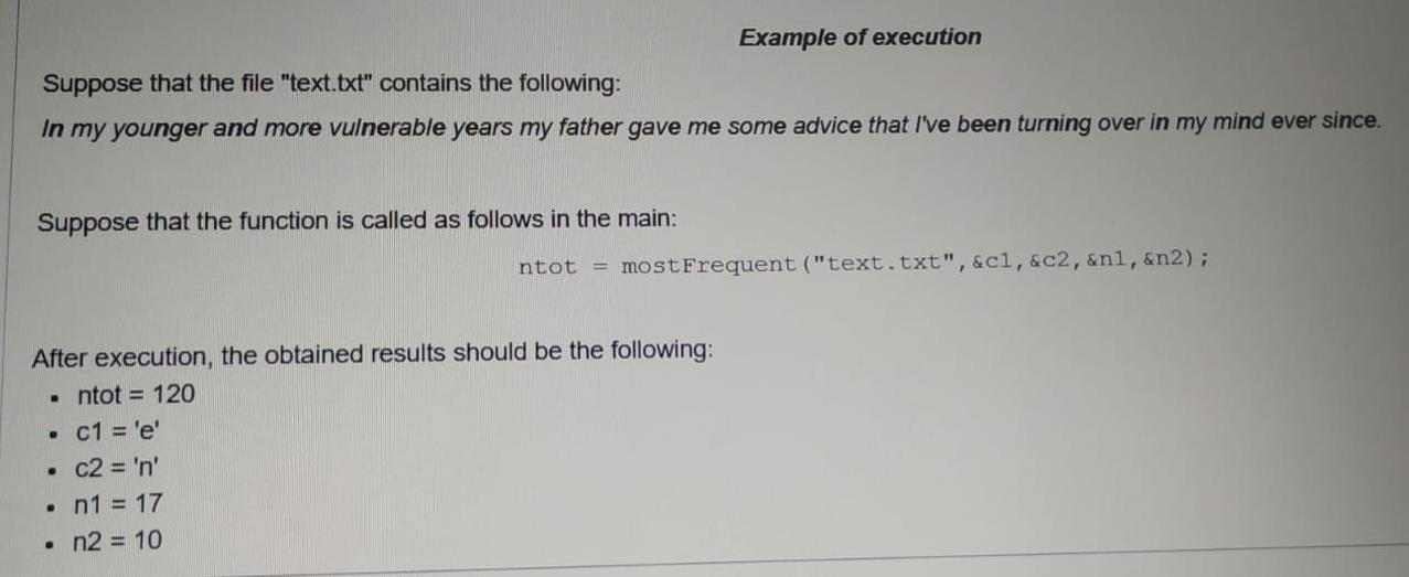 Solved Write a C function with the following prototype: int | Chegg.com