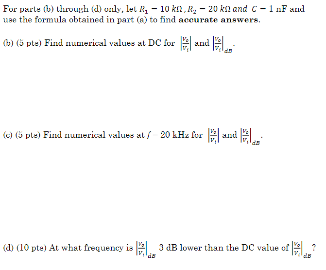 Solved 1. (30 points total) Assume an ideal OP AMP in the | Chegg.com
