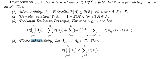 Solved Show that if a finitely additive probability measure | Chegg.com